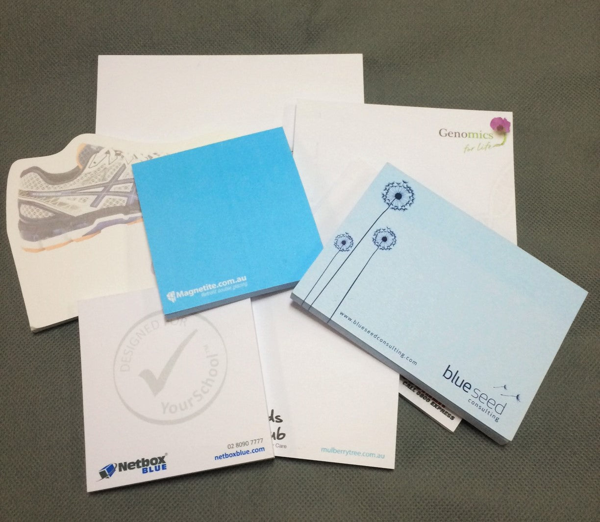 Colourful Sticky Paper Logo Imprinted | Buy Australian – stickynotes.net.au