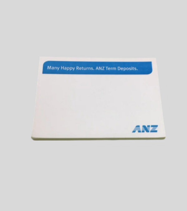 Promotional sticky post it notes custom printed in bulk, fast ship ...