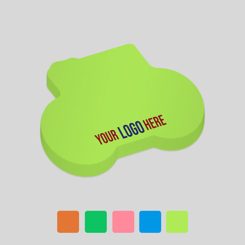 Promotional Sticky Notes in Bicycle Shape | Australia – stickynotes.net.au