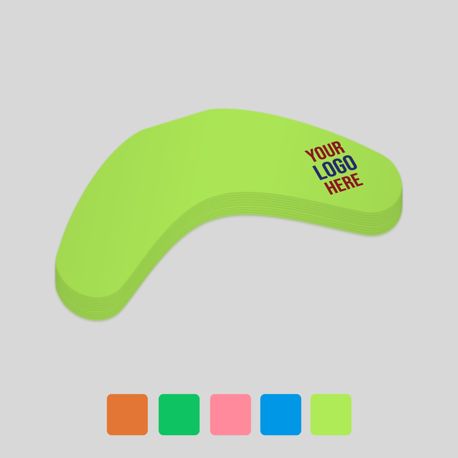 Promotional Sticky Notes in Boomerang Shape | Australia – stickynotes ...