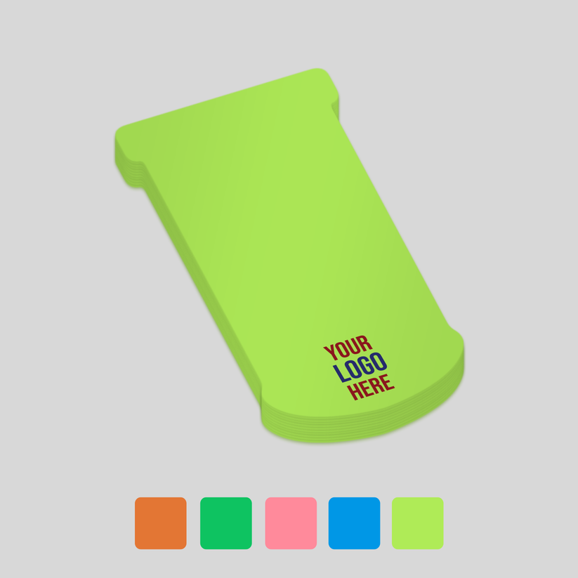 Promotional Sticky Notes in Bus Stop Shape | Australia – stickynotes.net.au