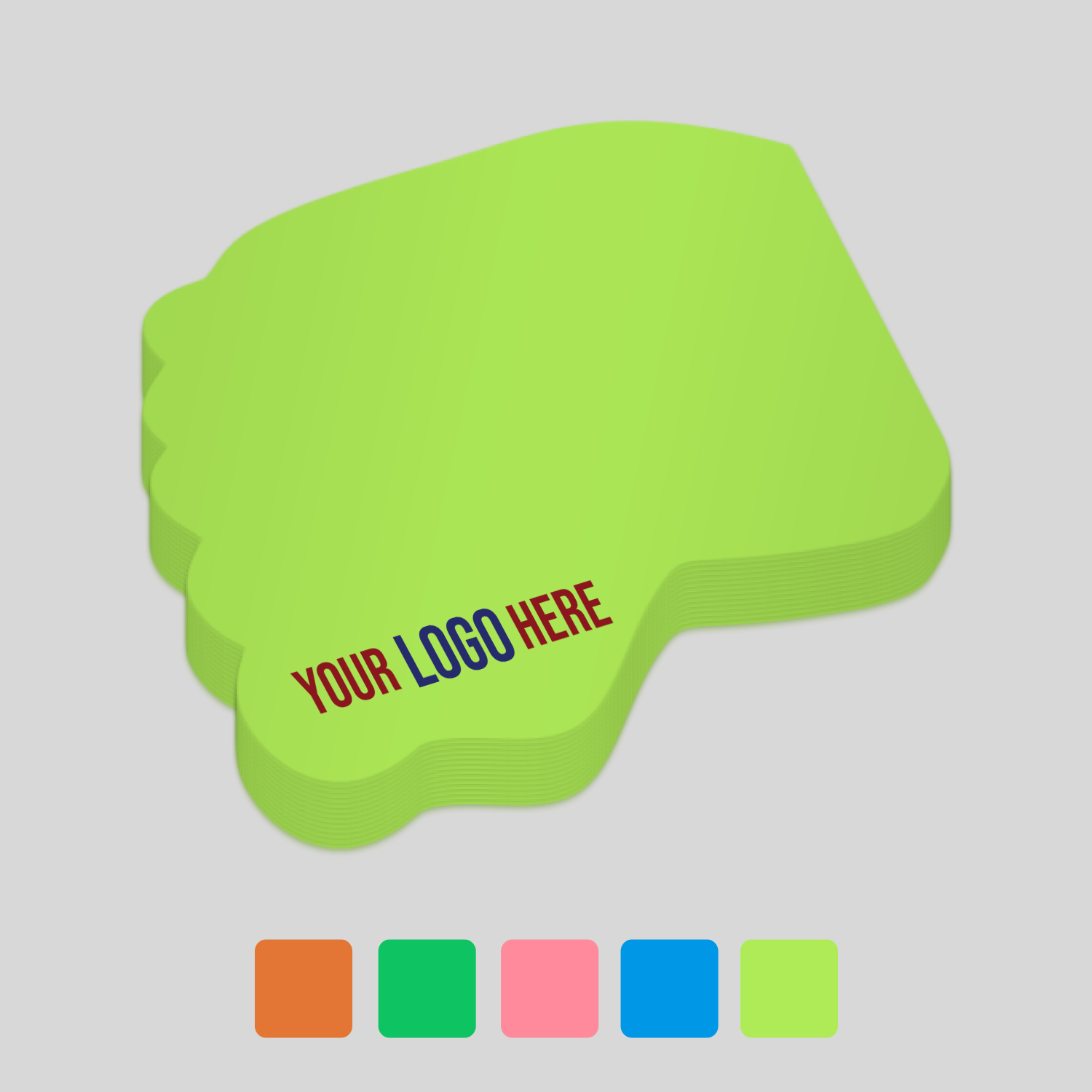 Foot shaped, promotional sticky post it notes printed, Australia ...