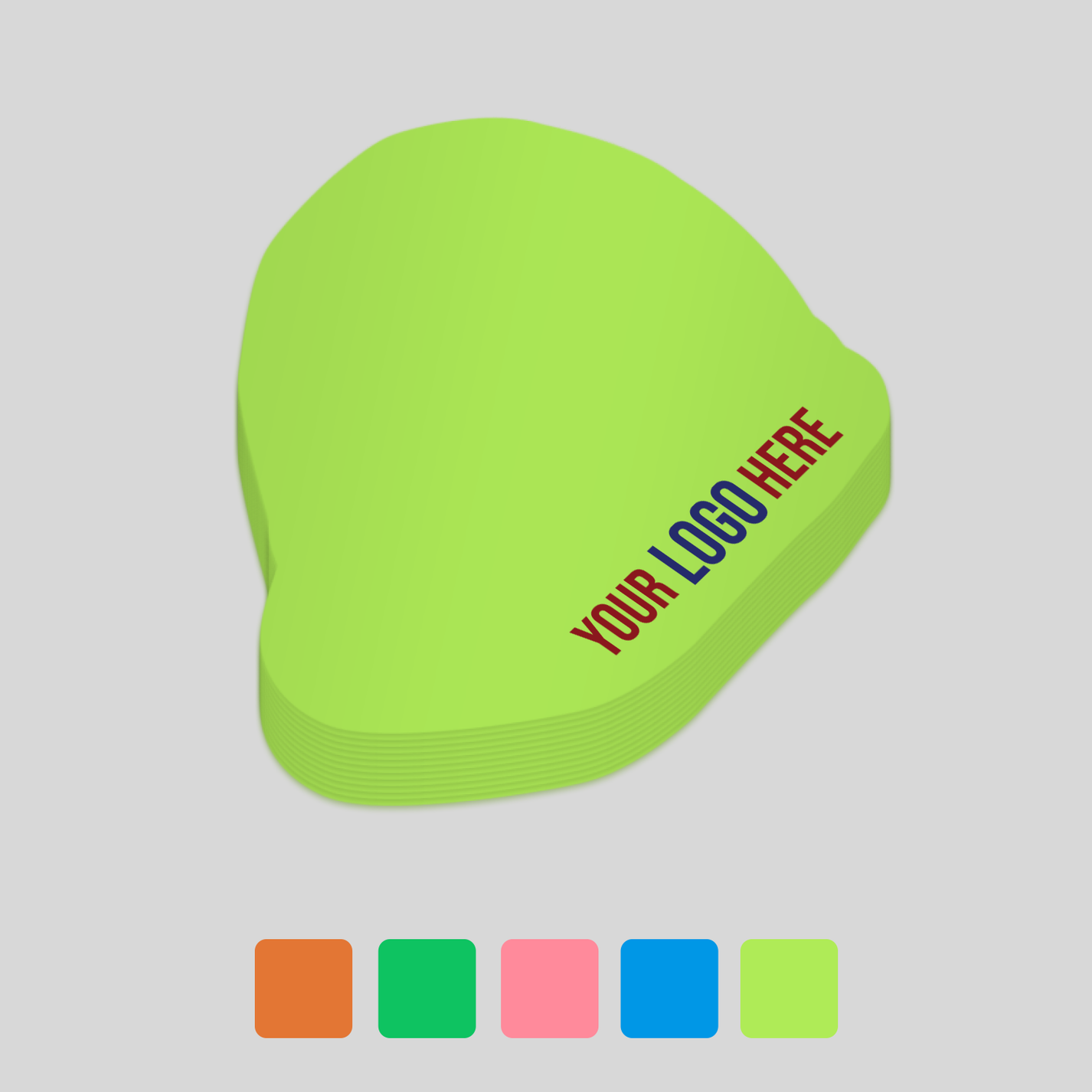Promotional Sticky Notes in Hard Hat Shape | Australia – stickynotes.net.au