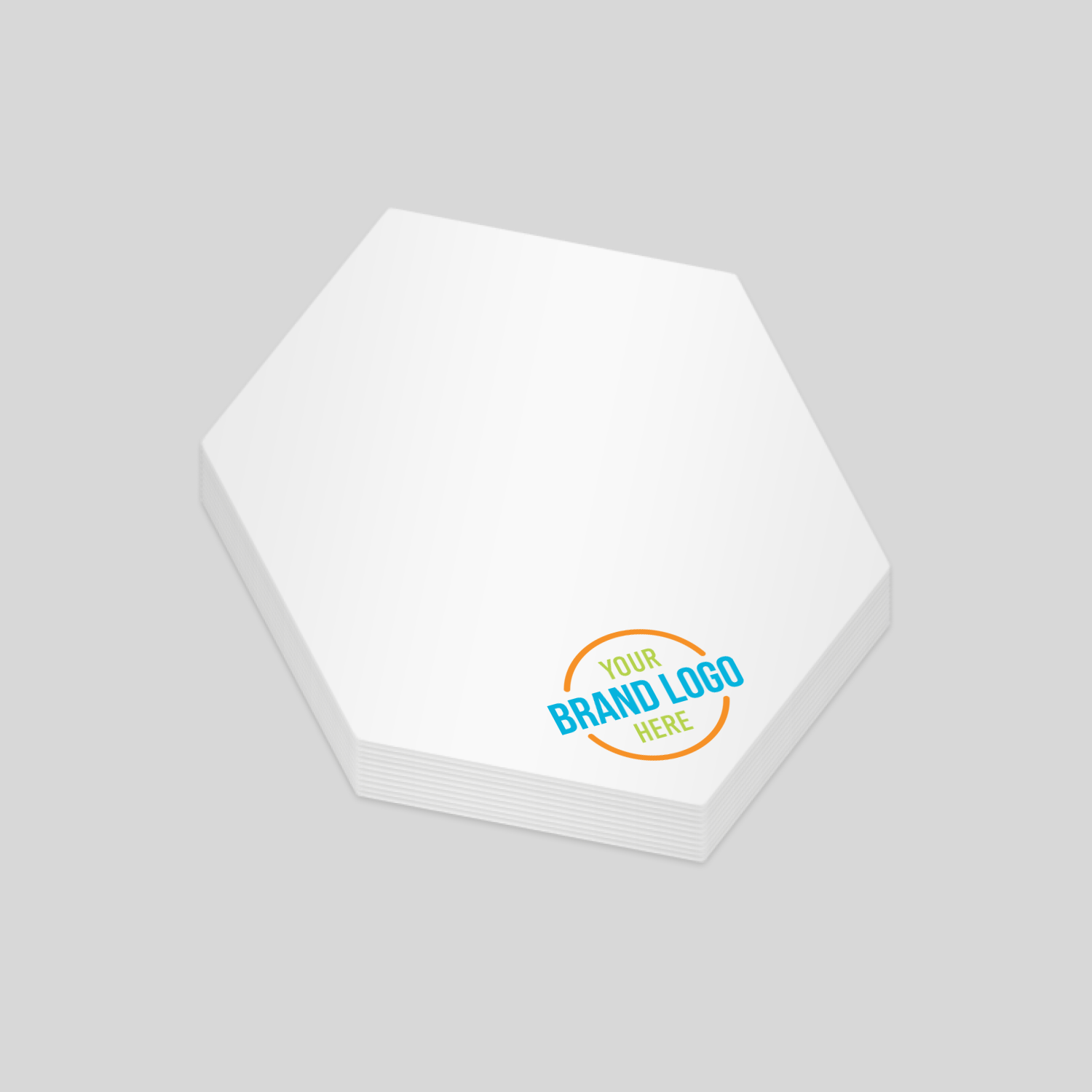 Hexagon 82mm x 95mm – stickynotes.net.au