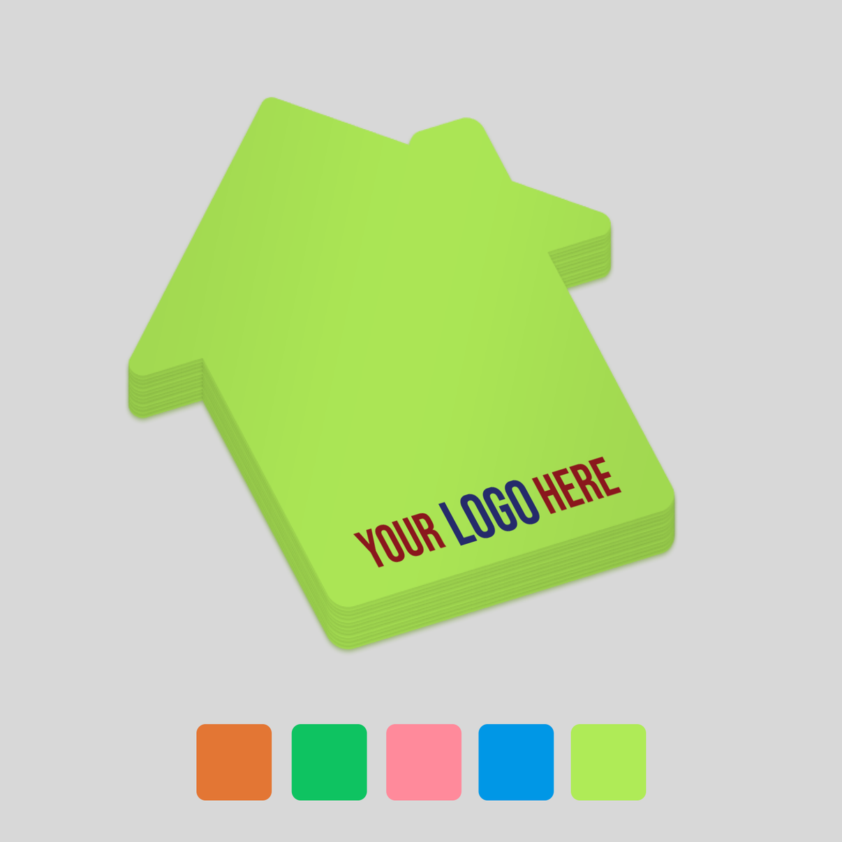 Promotional Sticky Notes in House Shaped | Australia – stickynotes.net.au