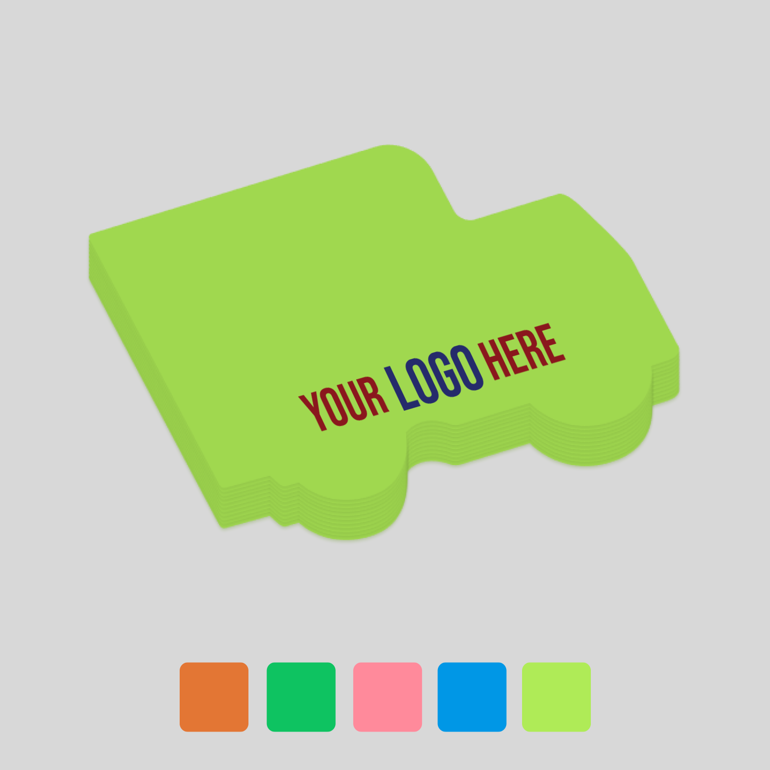 Lorry shaped, promotional sticky post it notes printed, Australia ...