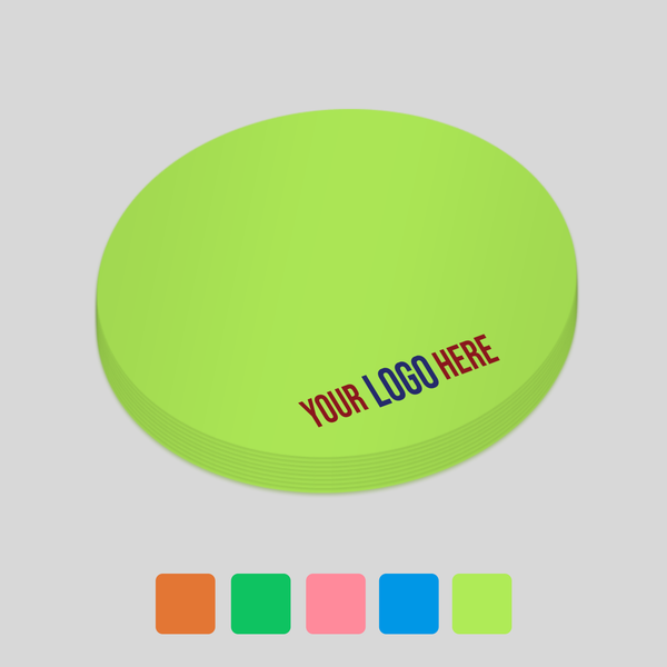 Promotional Sticky Notes in Oval Shaped | Australia – stickynotes.net.au