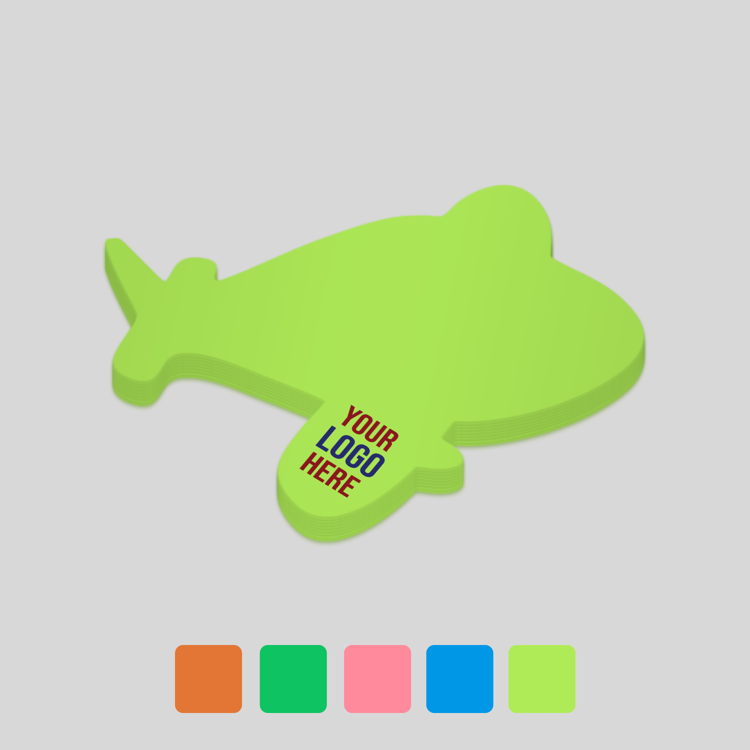 Plane shaped, promotional sticky post it notes printed, Australia ...