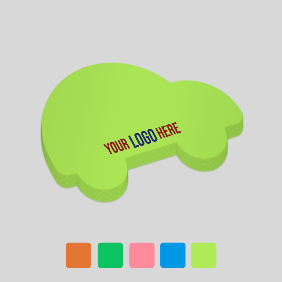 Promotional Car Sticky Notes | Imprinted post its custom shaped ...