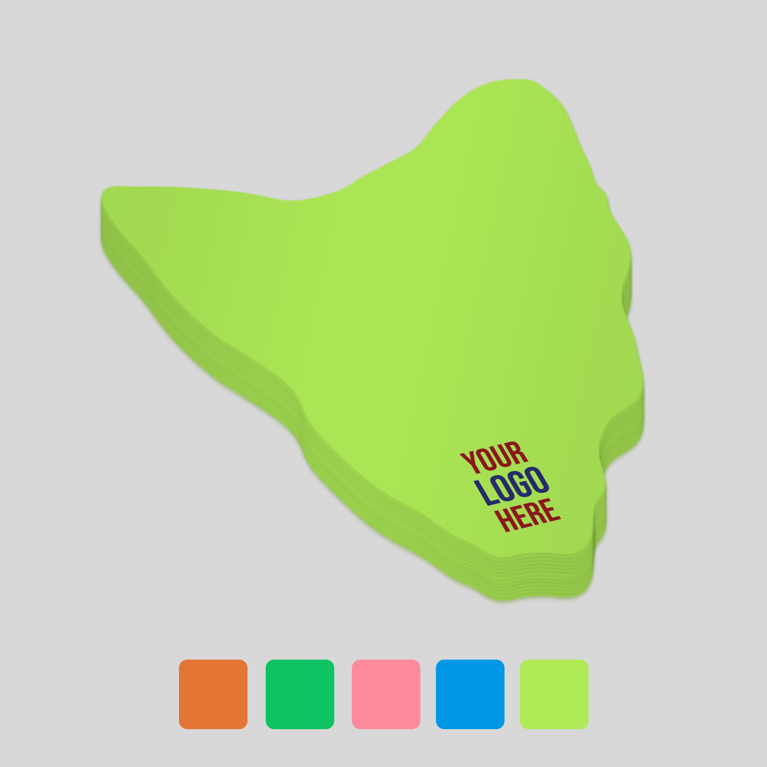 Tasmania Country Shape Sticky Notes | Promotional sticky notes ...