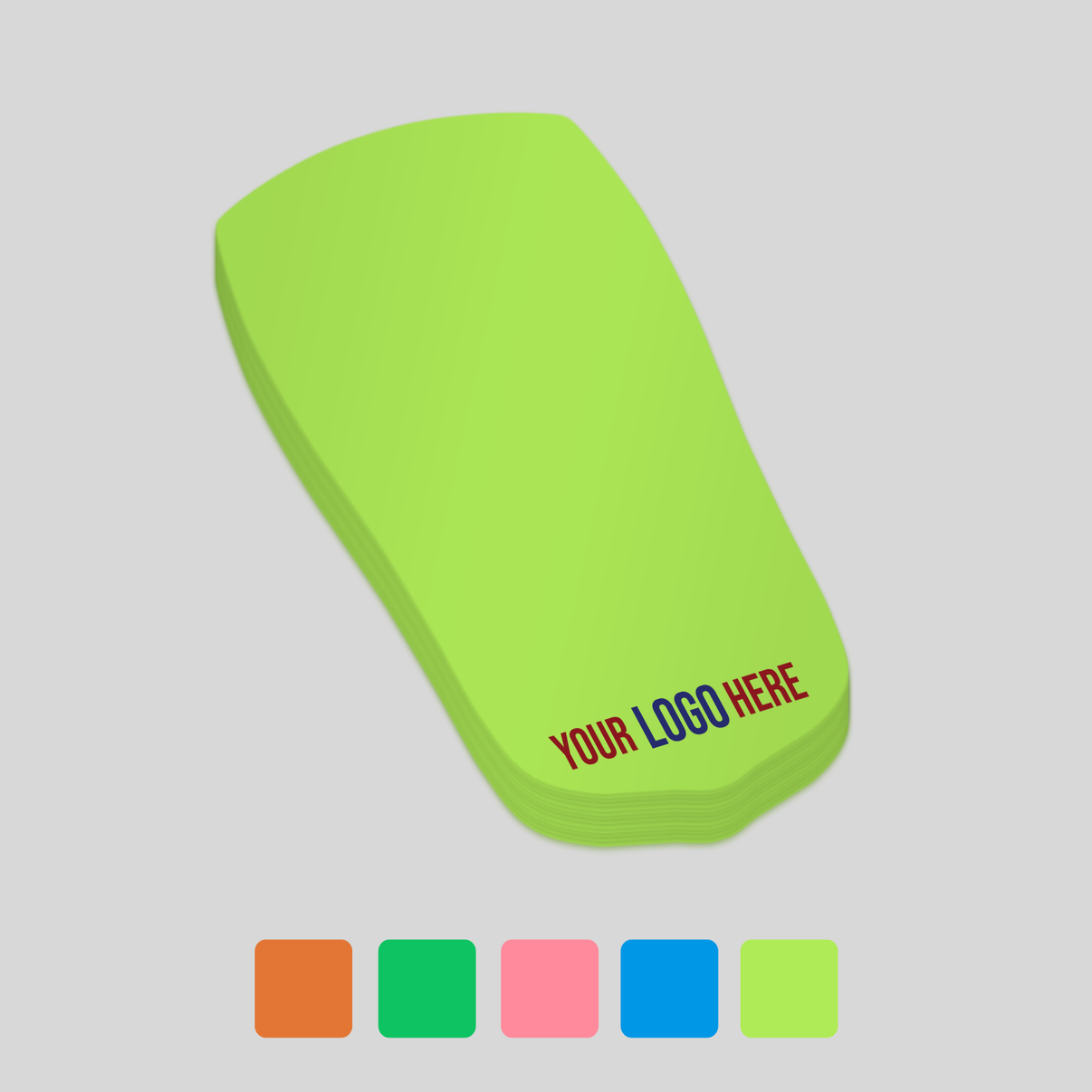 Cusotm Badge Shaped Sticky Notes | custom printed sticky notes ...