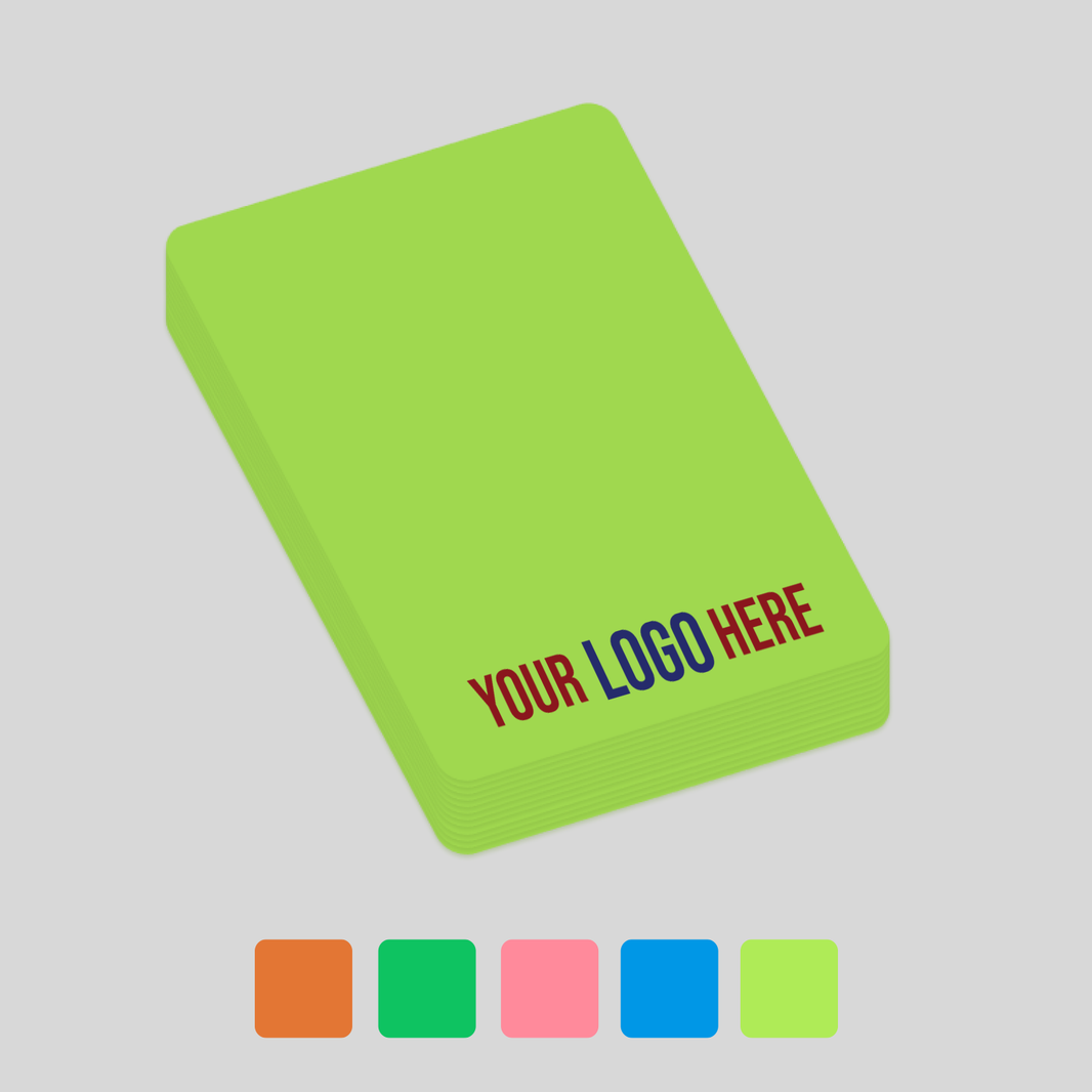 Promotional Custom Shaped Sticky Notes Custom Branded With Your Logo ...