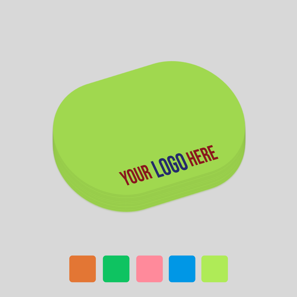 Promotional Sticky Notes in Round Shape | Australia – stickynotes.net.au