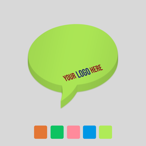 Promotional Sticky Notes in Custom Speech Bubble | Australia ...