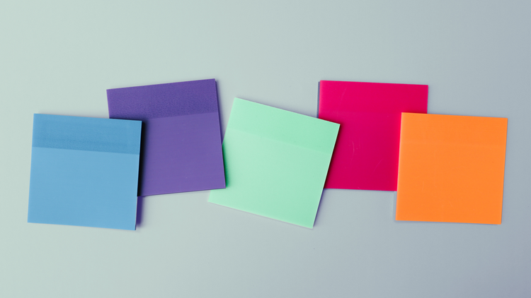 Promotional sticky post it notes custom printed in bulk, fast ship ...