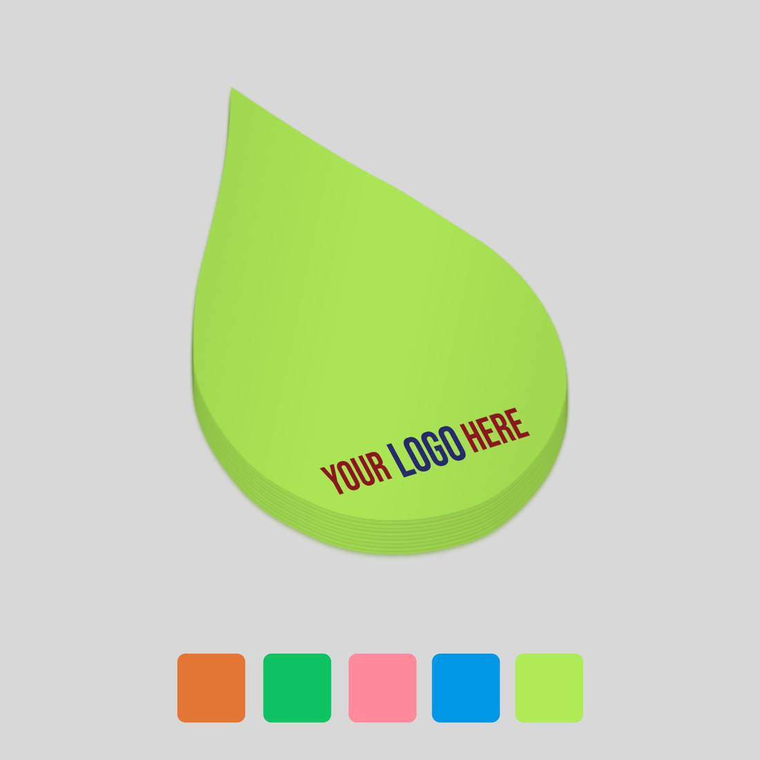 Promotional Sticky Notes in Water Drop Shape | Australia – stickynotes ...