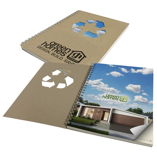A5 Eco-Friendly Wiro Notebooks 50 Leaves – stickynotes.net.au