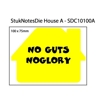 Promotional Sticky Pads in House Shaped | Australia – stickynotes.net.au