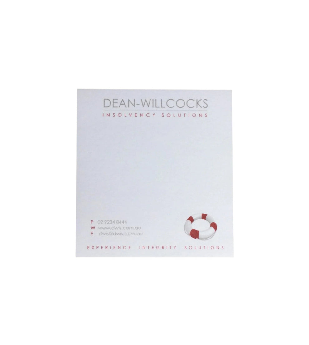 Printed Sticky Notes 7x7.5cm – stickynotes.net.au