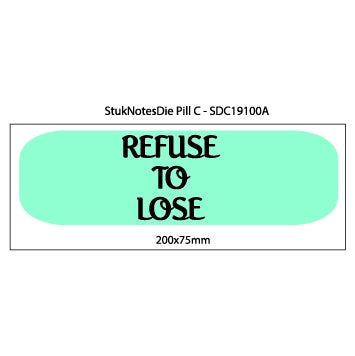 Promotional Sticky Notes in Pill Shape Large | Australia – stickynotes ...