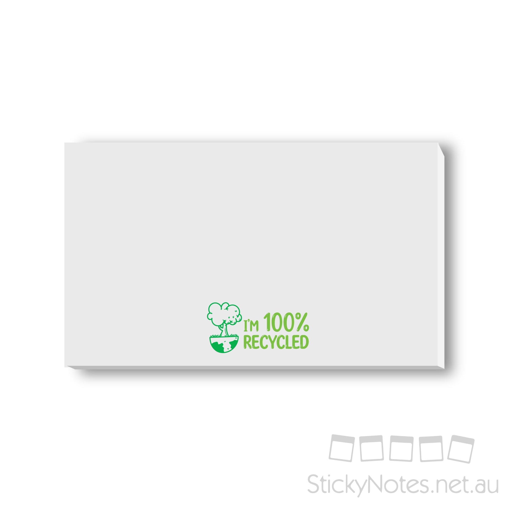 75 x 125mm Eco Paper Sticky Notes – stickynotes.net.au